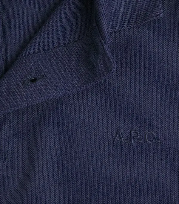 A.p.c. Cotton Logo Polo Shirt