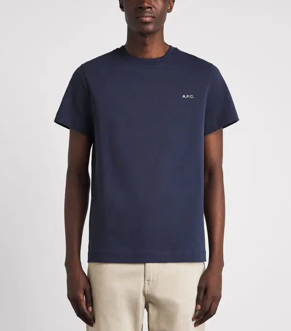 A.p.c. Cotton Logo Oliver T-shirt