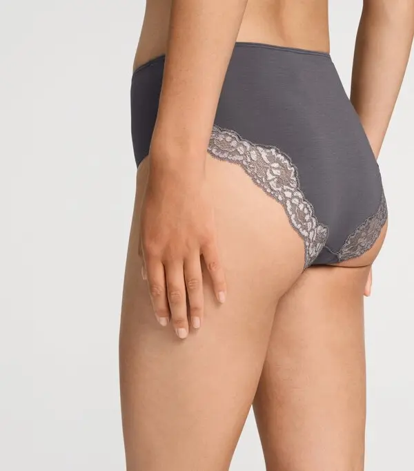 Hanro Lace-trim Midi Briefs