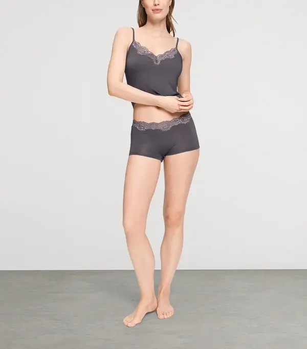 Hanro Lace-trim Shorts Briefs