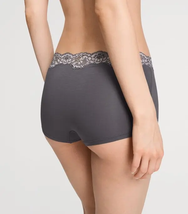 Hanro Lace-trim Shorts Briefs