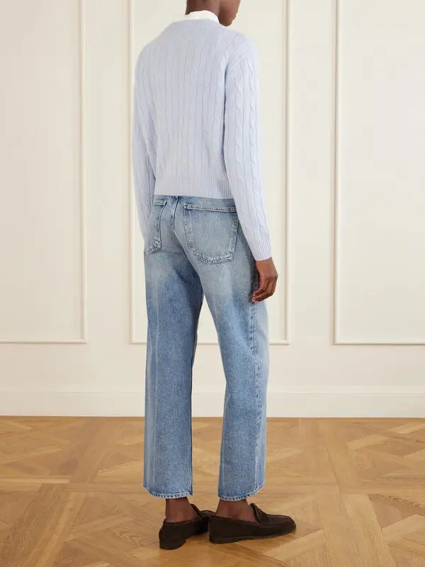 Arch4 Tinka Cable-knit Cashmere Sweater