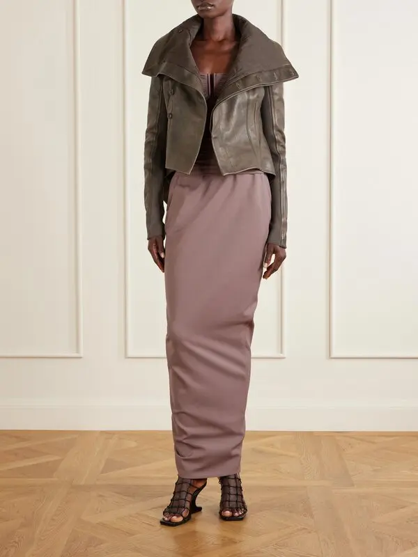 Rick Owens Naska Leather Biker Jacket