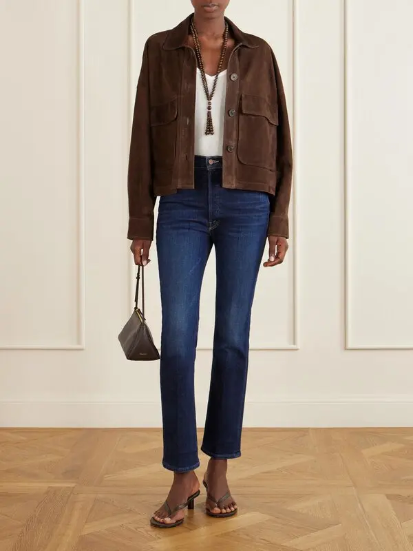 MOTHER The Tripper Flood High-waist Flared Jeans