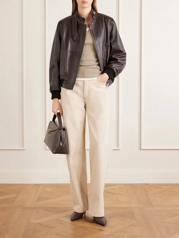 AGOLDE Arc Mid-waist Wide-leg Jeans