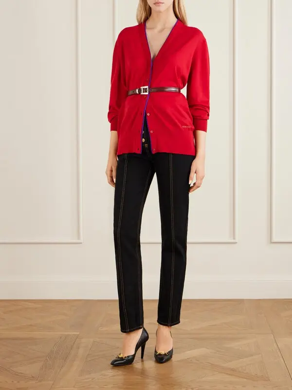 Versace Wool-blend Cardigan