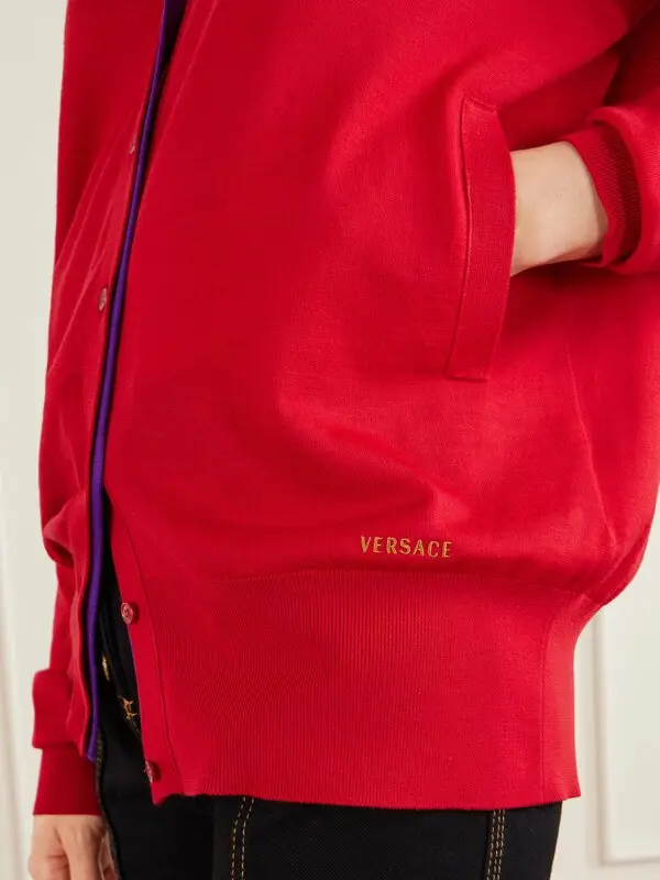 Versace Wool-blend Cardigan