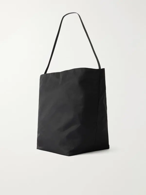 VALESQUE Bucket Leather-trimmed Shell Tote