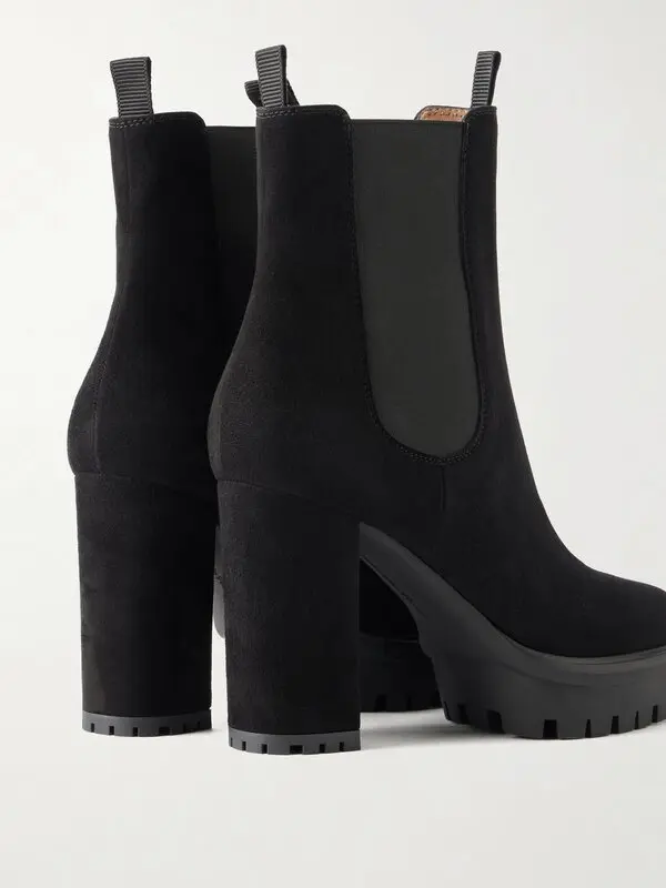 GIANVITO ROSSI Barry 70 Suede Ankle Boots