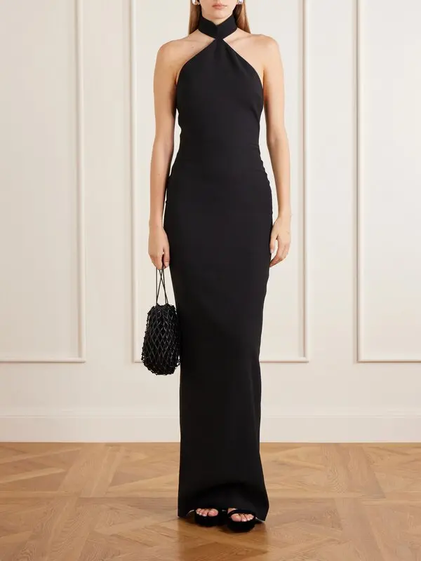 GIANVITO ROSSI 70 Velvet Sandals