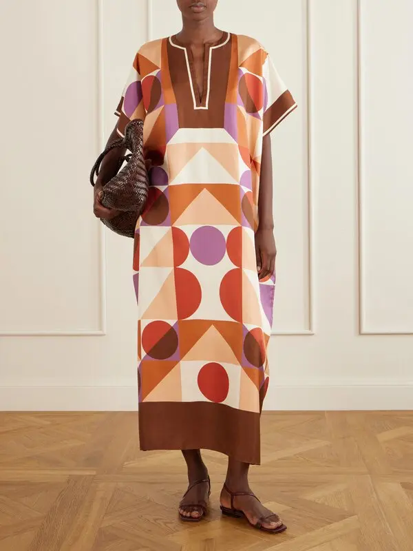ERES Marisa Silk-twill Kaftan