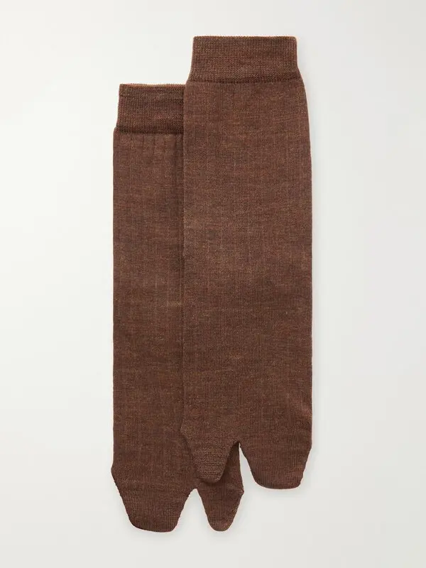MAISON MARGIELA Tabi Wool-blend Socks