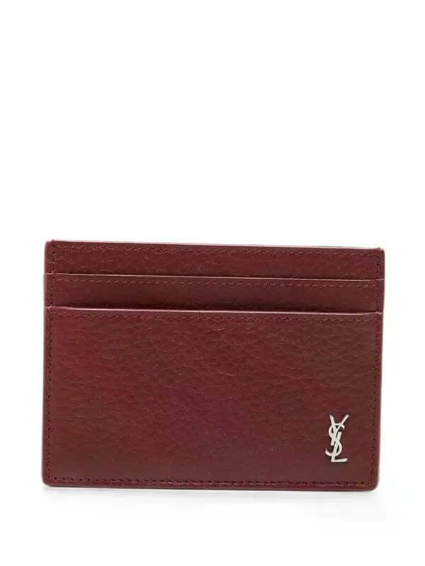 Saint Laurent Logo-print Leather Cardholder