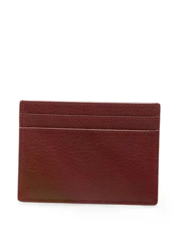 Saint Laurent Logo-print Leather Cardholder