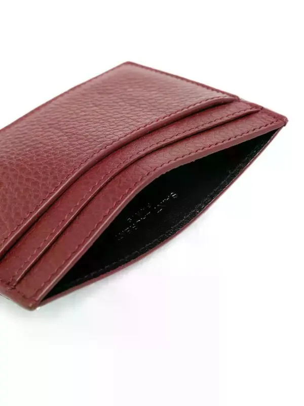 Saint Laurent Logo-print Leather Cardholder