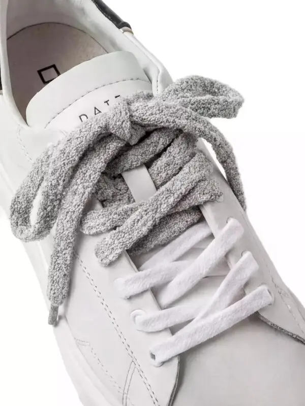 D.a.t.e. Sfera Logo-embossed Leather Sneakers
