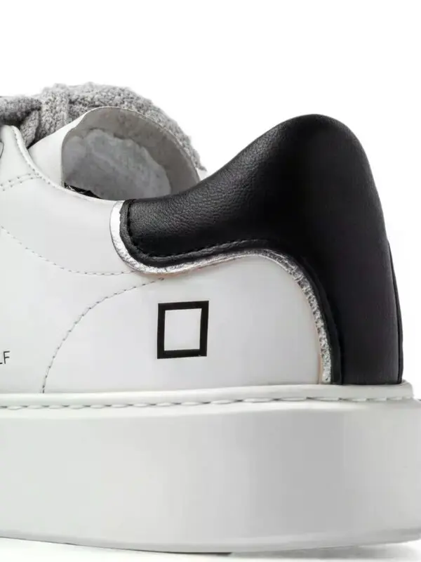 D.a.t.e. Sfera Logo-embossed Leather Sneakers