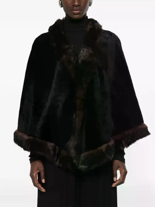 Nour Hammour Olympe Leather Shawl