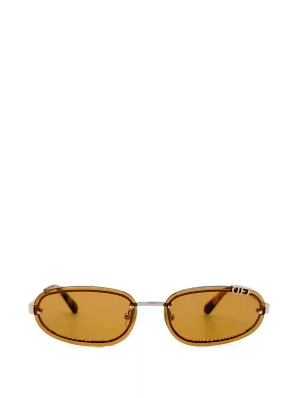 Off-White Rimless Oval-frame Sunglasses