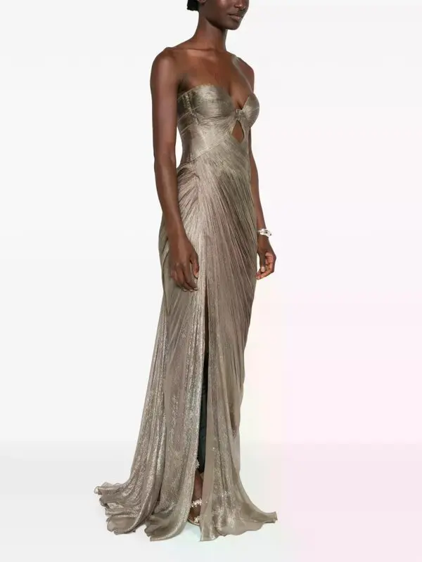 MARIA LUCIA HOHAN Zephyra Side-slit Maxi Dress