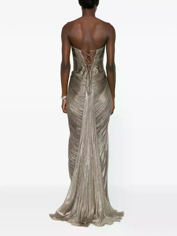 MARIA LUCIA HOHAN Zephyra Side-slit Maxi Dress