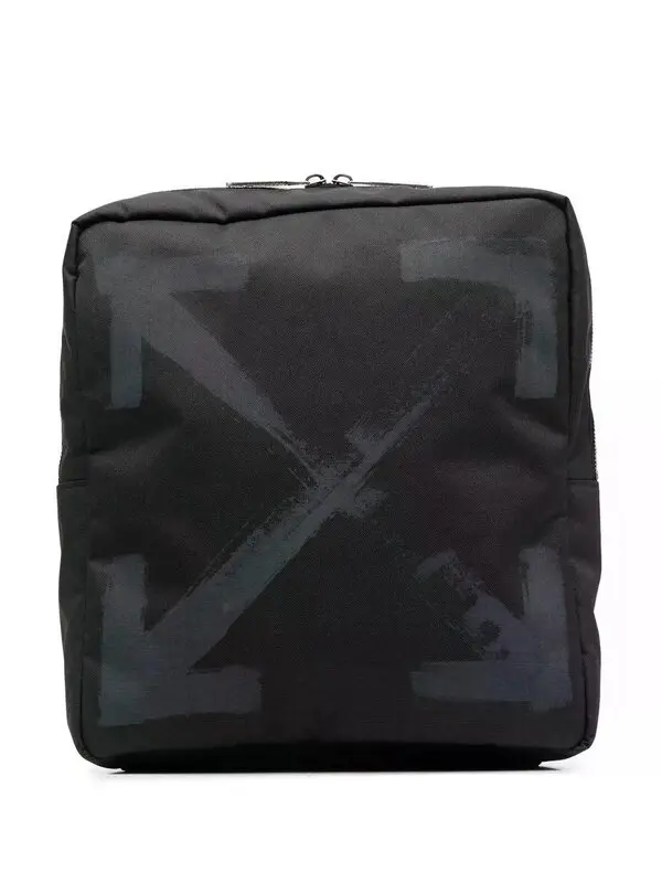 Off-White Arrow-print Crossbody Bag - Black