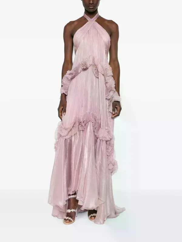 MARIA LUCIA HOHAN Zadie Ruffled Maxi Dress