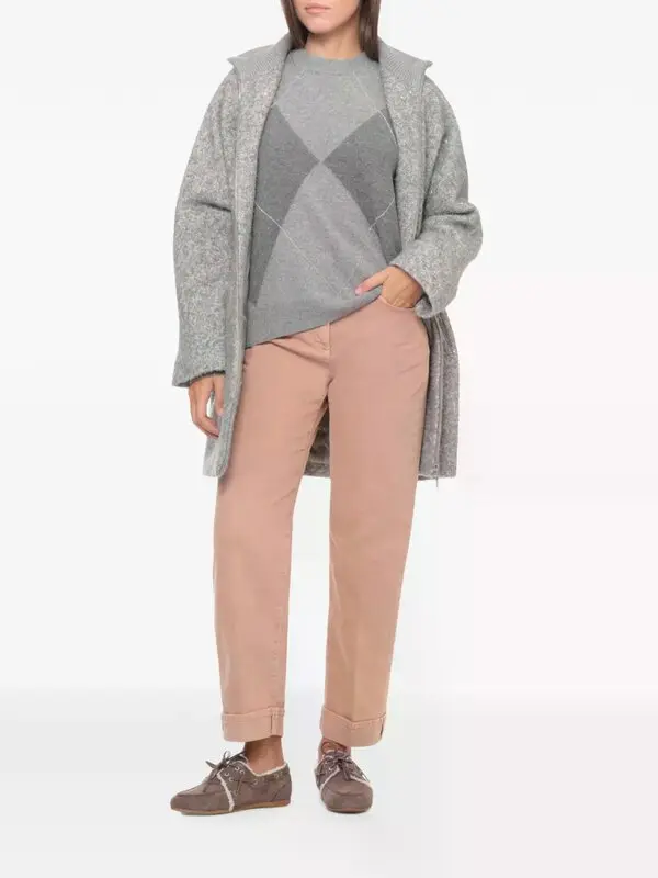 Peserico Argyle-knit Sweater