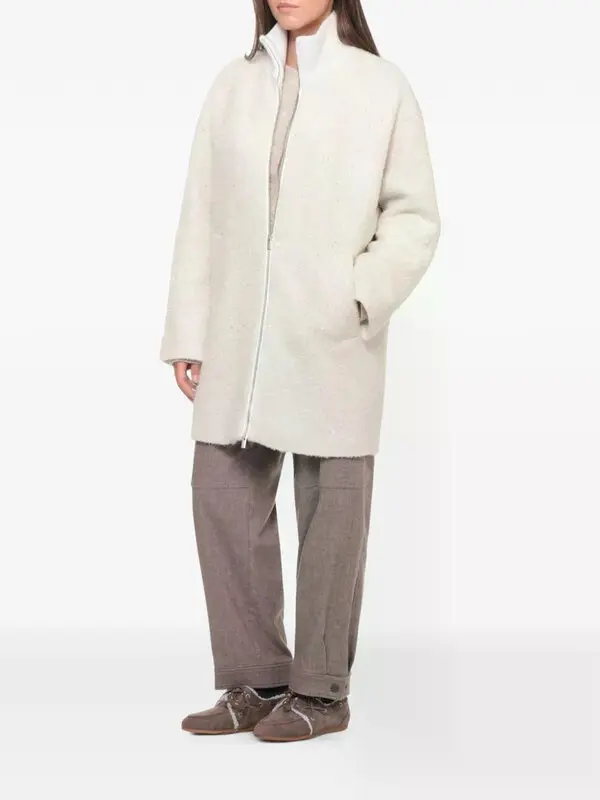 Peserico Sequin-embellished Oversized Coat