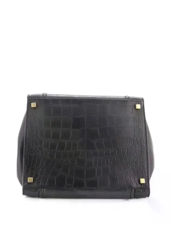Celine Phantom Bag Crocodile Embossed Leather Medium Tote Bag