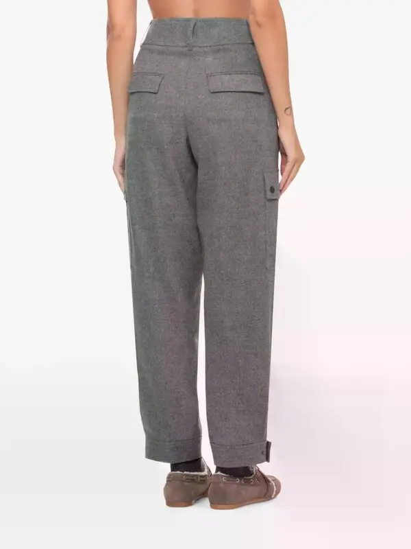 Peserico Button-fastening Straight-leg Trousers