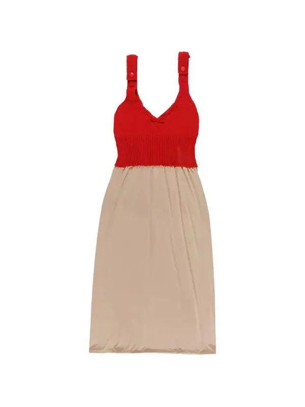 LA FETICHE Eleni Knitted-bralette Slip Mini Dress - Neutrals