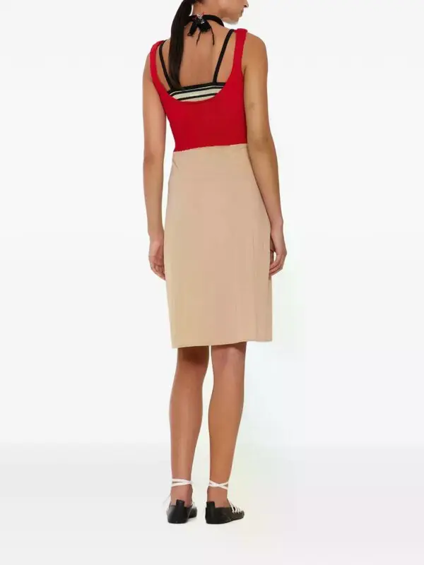 LA FETICHE Eleni Knitted Bralette Slip Mini Dress