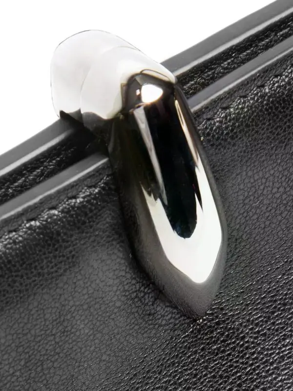 Vera Wang Grained Leather Clutch Bag