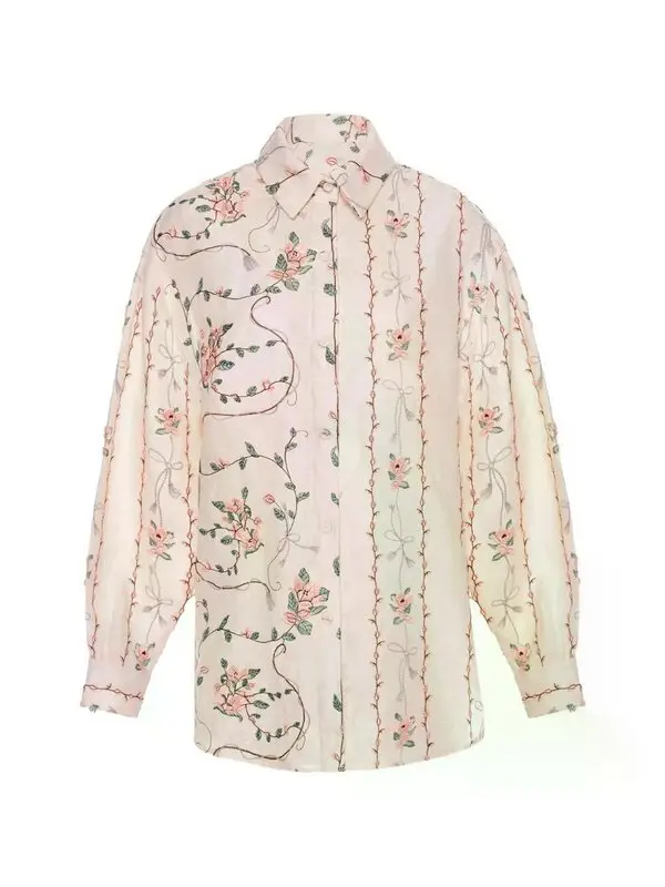 Agua Bendita Cecilia Navegante Shirt - Neutrals
