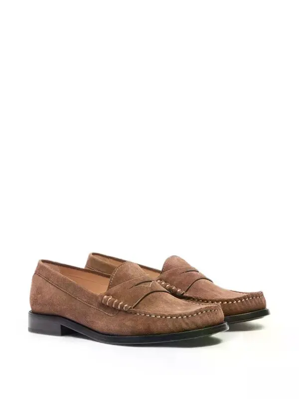 STUART WEITZMAN Lottie Suede Loafers