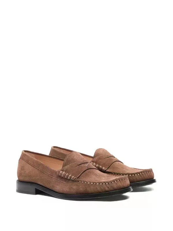 STUART WEITZMAN Lottie Suede Loafers