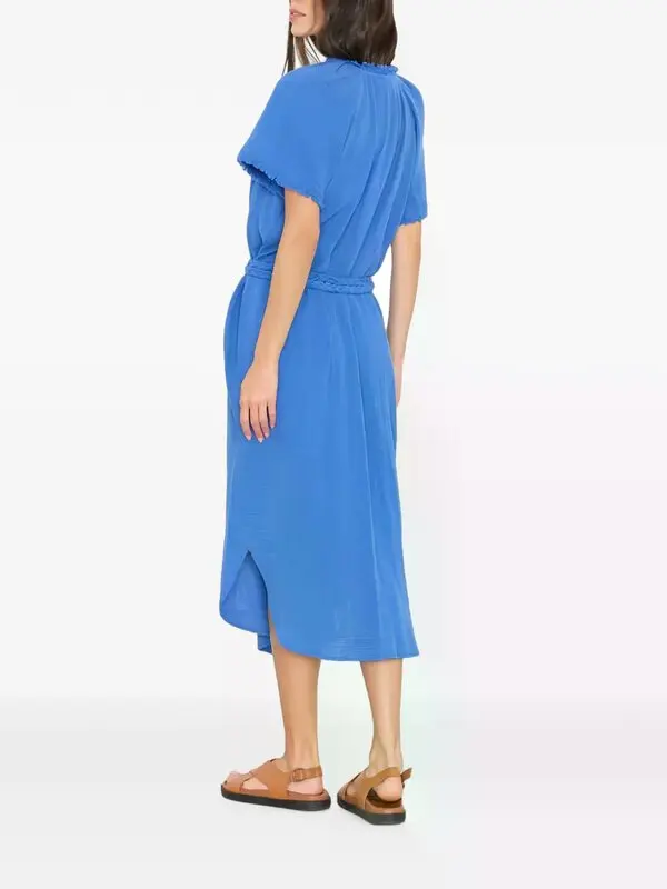 Xirena Alyssa Braided-belt Midi Dress - Blue