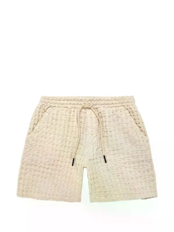 OAS Company Porto Waffle-knit Shorts - Neutrals
