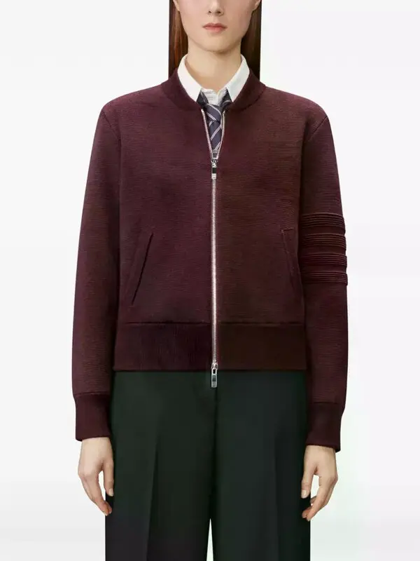 Thom Browne 4-bar Milano-stitch Bomber Jacket