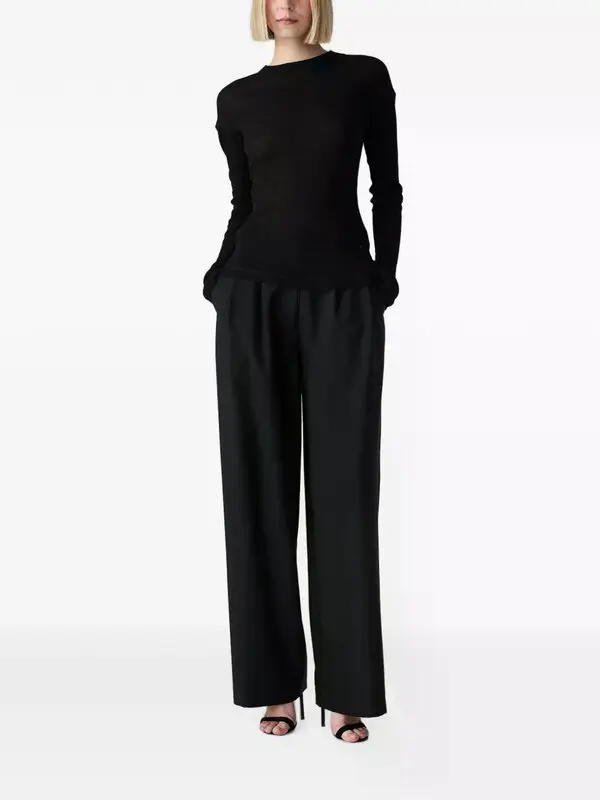 Vera Wang Hudson Pleated Tailored Trousers