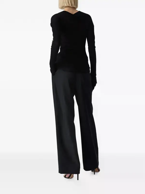 Vera Wang Hudson Pleated Tailored Trousers