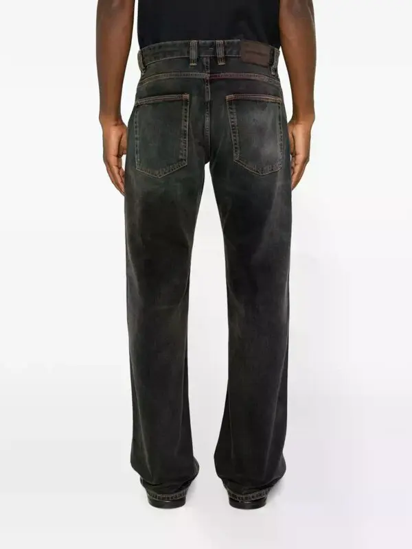 Emporio Armani Zip-up Straight-leg Jeans