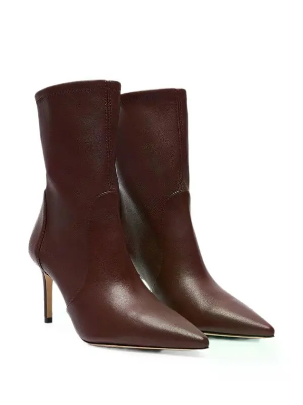 STUART WEITZMAN Power Pointed-toe Ankle Boots