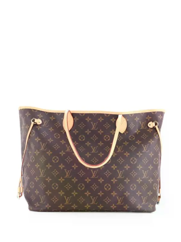 LOUIS VUITTON Neverfull Nm Monogram Canvas Gm Tote Bag - Brown