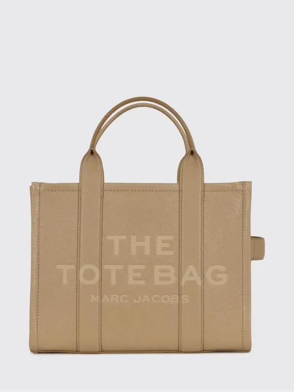 Marc Jacobs The Medium Tote Bag In Grained Leather - Brown