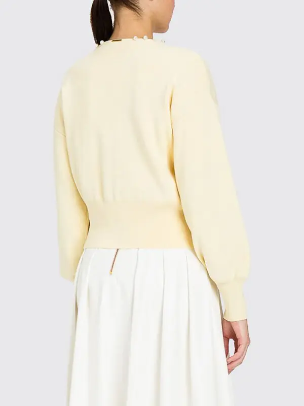 TWINSET Viscose Blend Cardigan With Pearl Embellishments