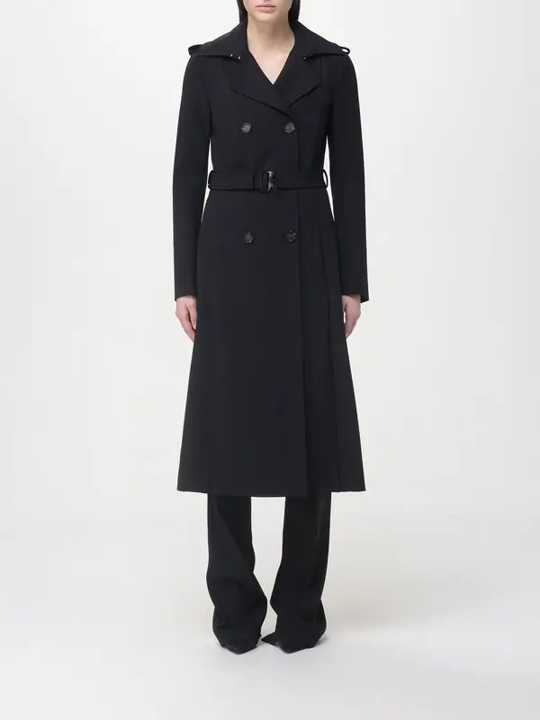Patrizia Pepe Double-breasted Nylon Trench Coat