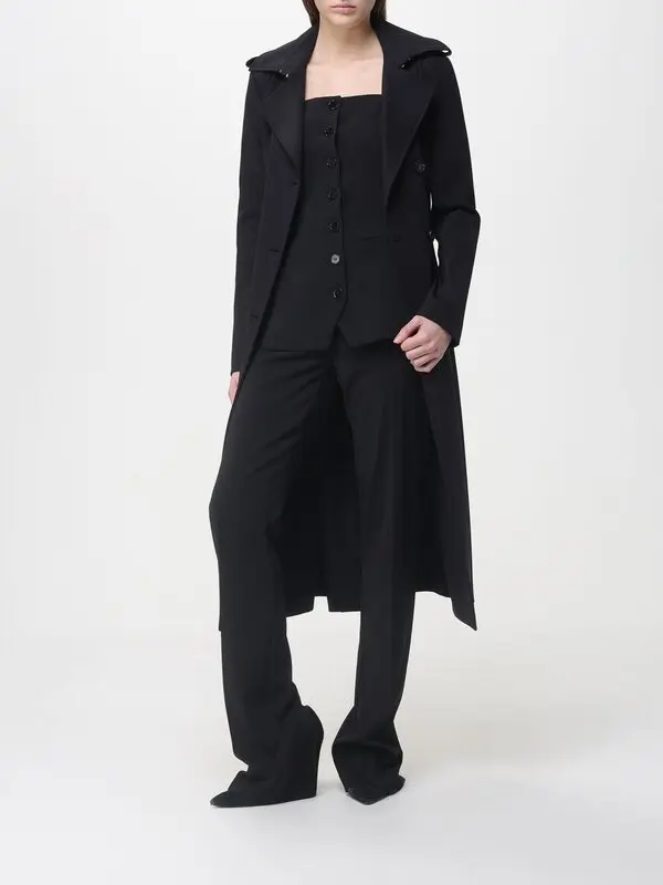 Patrizia Pepe Double-breasted Nylon Trench Coat