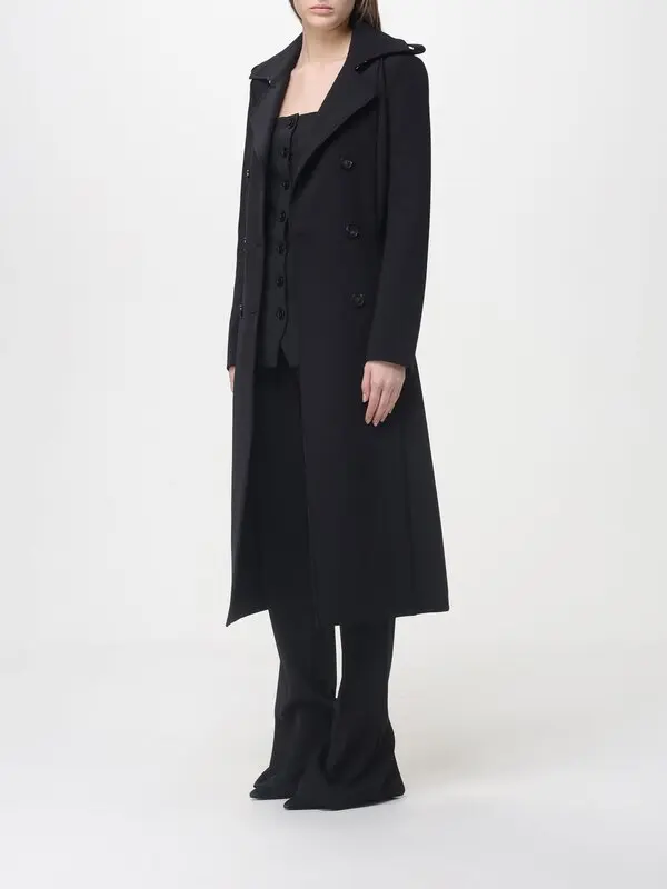 Patrizia Pepe Double-breasted Nylon Trench Coat